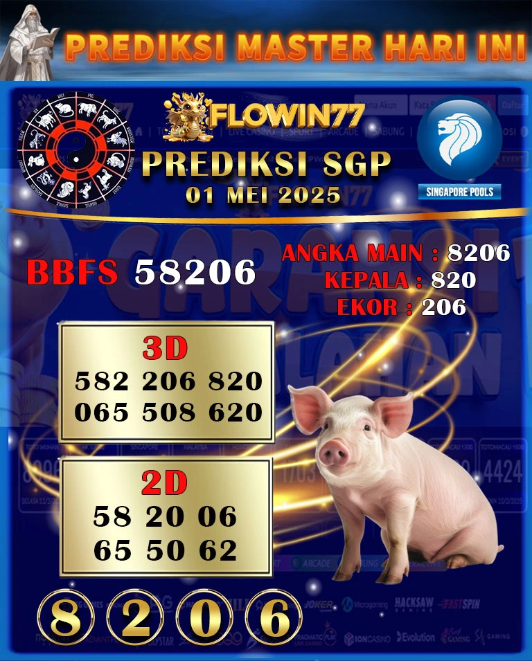 Prediksi Master SGP (Singapore) Hari Ini 01 Mei 2025 - Forum Prediksi Master