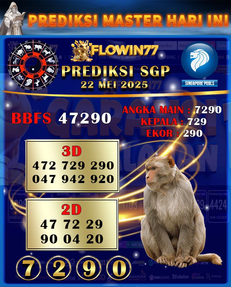 Prediksi Master SGP (Singapore) Hari Ini 22 Mei 2025 - Forum Prediksi Master